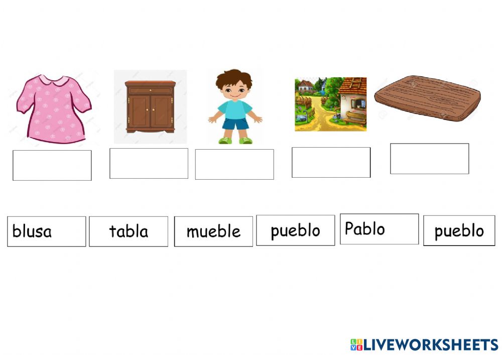 ℹ Palabras para niños con "bl"