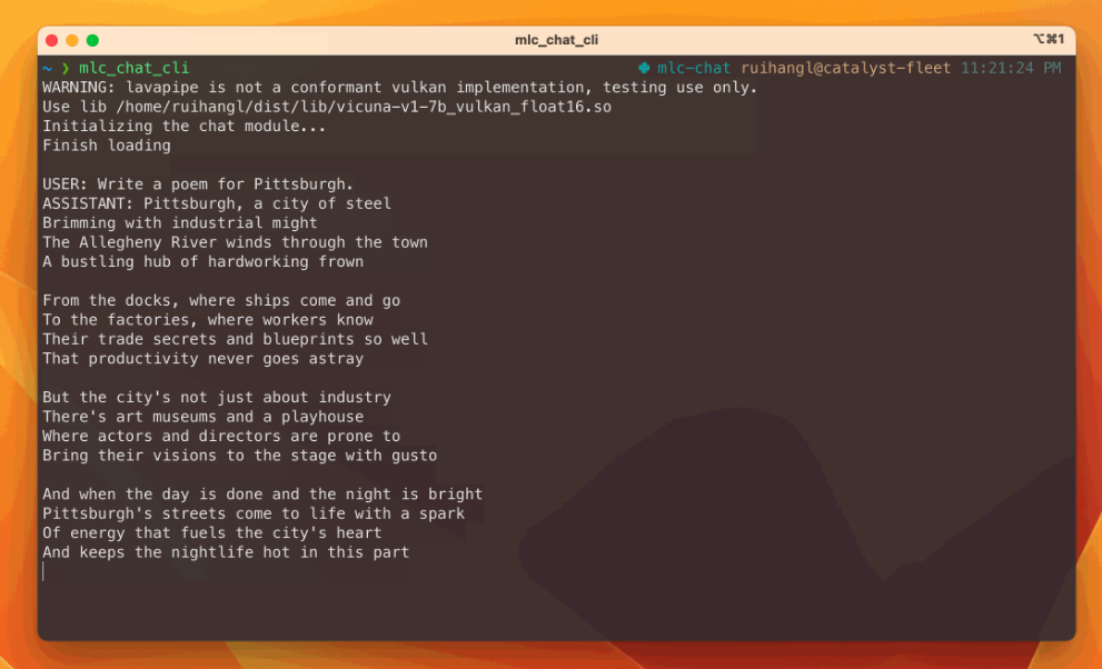 ℹ No se requiere nube: Chatbot se ejecuta localmente en iPhones y PC antiguos