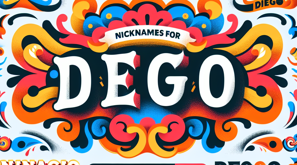 ℹ Los Mejores y Más Creativos Apodos para Diego: Guía Definitiva